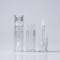 China Full Transparent Solid Lip Glaze Tube Empty Lip Gloss Container Cylinder Empty Lip Gloss Tubes for sale