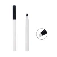 China Wholesale empty liquid eyebrow makeup twist pen pink eye brow tint pencil tube container packaging 4 fork tips for sale