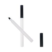 China Wholesale empty liquid eyebrow makeup twist pen pink eye brow tint pencil tube container packaging 4 fork tips for sale