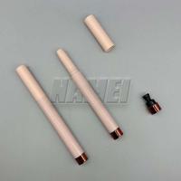 China Custom Logo Eye Shadow Wholesale Cosmetic Container Eye shadow Packaging Hairline pen 2 in 1 design for sale