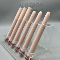 China Custom Logo Eye Shadow Wholesale Cosmetic Container Eye shadow Packaging Hairline pen 2 in 1 design for sale