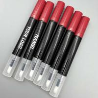 China 2 In 1 Liquid Eye Shadow Tube Empty Plastic Eyeliner Tube With Wand Custom Logo Cosmetic Packaging for sale