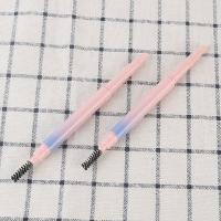 China Plastic Cosmetic Empty Eyebrow Pencil Tube With Brush Customized for sale