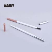 China 2 In 1 Empty Cosmetic Packaging Eyebrow Tube Container Empty Eyeliner Tube Container for sale