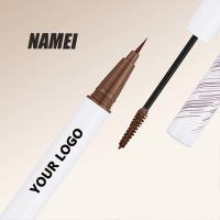 China Cosmetic Empty Liquid Eyebrow Pen With Felt Tip And Eyebrow Gel Container for sale