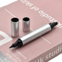 China 2 In 1 Empty Eyeliner Tubes Plastic Liquid Eyeliner Pen With Eye Stamp for sale