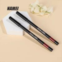 China Custom Color Private Label Eyeliner Tube Twist Up Round Shape Lip Liner Pencil Container For Lipstick for sale