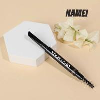 China ABS Eyebrow Pencil Tube Cosmetic Packaging Round Eyebrow Pencil Empty Tube Fill Plastic Eyebrow Pencil Container for sale