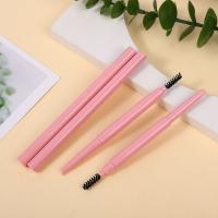 China Cosmetic Plastic Tubes Empty Eyebrow Pen Eyebrow Pen Packaging With Brush for sale
