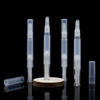 China 2ML/4ML Lipstick Twist Cosmetic Pen Nail Oil Pen Tip Cosmetic Lip Gloss Tube Applicators Liquid Empty Cuticle Oil Pen for sale