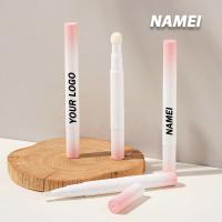 China Smudge Proof Plastic Pencil Lipstick Packaging With Applicator for sale