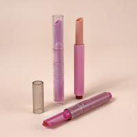 China Custom Built In Sponge Pencil Shaped Smudge Proof Standard Capacity Lipstick Pencil Container for sale