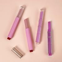 China Custom Built In Sponge Pencil Shaped Smudge Proof Standard Capacity Lipstick Pencil Container for sale