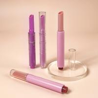 China Custom Built In Sponge Pencil Shaped Smudge Proof Standard Capacity Lipstick Pencil Container for sale