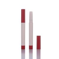 China Round Plastic Lipstick Containers And Packaging Lipbalm Container Eyeshadow Pencil With Chipper for sale