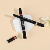 China Double Head Promotional Empty Matte Lipstick Highlighter Pen Eyeliner Eyeshadow Stain Paint Stick Pencil Packaging Conta for sale