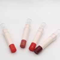 China Fancy Round Lip Stick Tubes Plastic Lip Balm Container Private Label Slim Lipbalm Tube Highlight Contouring Stick Tube for sale