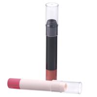 China Empty Round Blush Stick Crayon Lipstick Eyeshadow Contour Concealer Tube Packaging for sale