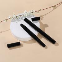 China Logo Printing White Black Round Shaped Empty Lip Balm Blush Container Foundation Concealer Stick Tube for sale