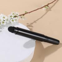 China Logo Printing White Black Round Shaped Empty Lip Balm Blush Container Foundation Concealer Stick Tube for sale