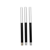 China Custom Circular Eyebrow Pencil Tube Packaging Can Bottom Fill Plastic Makeup Eyebrow Pencil Empty Tube for sale
