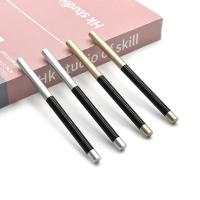 China Custom Circular Eyebrow Pencil Tube Packaging Can Bottom Fill Plastic Makeup Eyebrow Pencil Empty Tube for sale