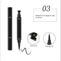 China Double Head Eyeliner Pencil Packaging Seal Pen ABS Material Customizable for sale