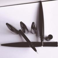 China ABS Material Eyeliner Pencil Packaging Streamline Shape With Any Color for sale
