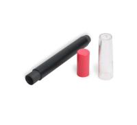 China Clear Plastic Pencil Lipstick Tubes with Lip Gloss Brush for Cosmetic Packaging for sale