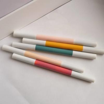 China Two Ended Auto Eyebrow Pencil Slim Shape Long Standing Multi Color Optional for sale