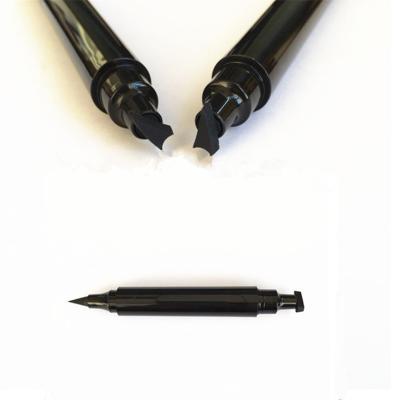 China Cosmetics Wood Custom Cosmetic Packaging For Eyeliner Pencil Two Head for sale