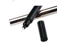 China Sliver Metal Eyeliner Pencil Packaging Aluminum Shell For Womens Make Up for sale