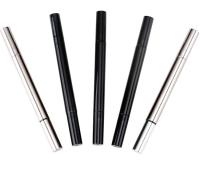China Sliver Metal Eyeliner Pencil Packaging Aluminum Shell For Womens Make Up for sale