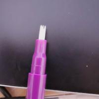 China Three Fork Liquid Eyeliner Pencil Waterproof Pp Material Customized Colors for sale