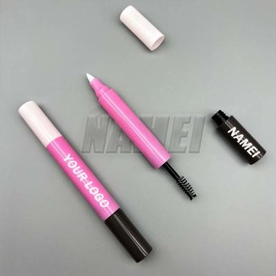 China Customizable ABS Plastic Mascara Tube with Rubber Inner Seal for sale