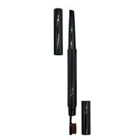 China Custom Waterproof Auto Eyebrow Pencil With Brush Silk Screen Printing for sale
