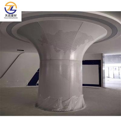 China PVDF Stone Pattern Aluminum Honeycomb Ceiling Panel 0.6-1.2mm Thickness with 8-10 Year Warranty for sale