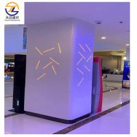 China Waterproof Aluminum Cube Wall Panels 0.5-1.5mm Thickness Wood Finish U-Shaped Pattern for Interior Decoration for sale