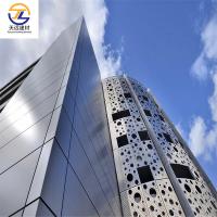 China Weatherproof Fluted Aluminum Honeycomb Panel 0.6-1.2mm Thickness for Outdoor Wall Cladding with 8-10 Year Warranty for sale