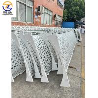 China C-Shaped Aluminum Strip Ceiling 0.6-1.2mm Thickness 75-300mm Width for Interior Exterior for sale