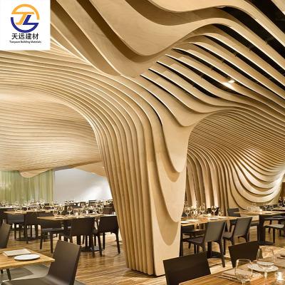 China ISO9000 Aluminum Cladding Ceiling System 0.6-1.2mm 300mm Custom Metal Ceiling for sale