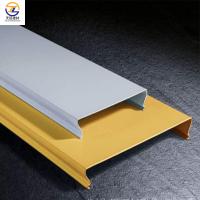 China Powder Coated C-Shaped Aluminum Strip Ceiling 0.5-1.5mm Thickness with 8-10 Year Warranty for Office Buildings for sale