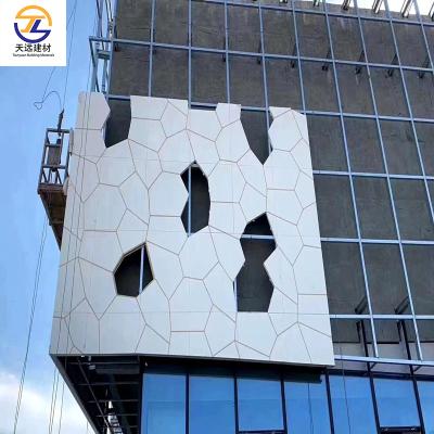 China Modern Aluminum Screen Strip 1.0-4.0mm Thickness with Black Groove System for Indoor Outdoor Ceiling for sale