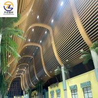 China C-Shaped Aluminum Strip Ceiling 0.6-1.2mm Thickness with 1200mm Perforated Metal Design for Interior/Exterior Use for sale