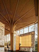China 50x100mm Wood Grain Aluminum Square Tube for Architectural Decoration for sale
