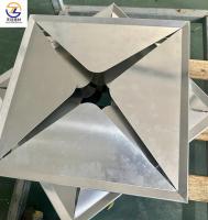China 2.5mm Fluorocarbon Coated Antique Bronze Textured Concave Convex Aluminum Panel 3003 H24 for sale