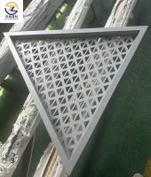 China 2.5mm Fluorocarbon Coated Gray Carved Aluminum Panels for Exterior Wall Cladding for sale