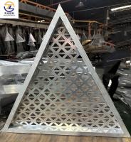 China 2.5mm Fluorocarbon Coated Gray Carved Aluminum Panels for Exterior Wall Cladding for sale