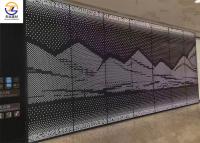 China Art-Painted Aluminum Veneer 3D Printed UV Treated Landscape Ink Wash Pattern 0.8-5.0mm Customizable for sale