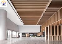 China Aluminum Baffle Ceiling Linear Square Tube 0.6-3.0mm Thickness Custom Sizes for sale